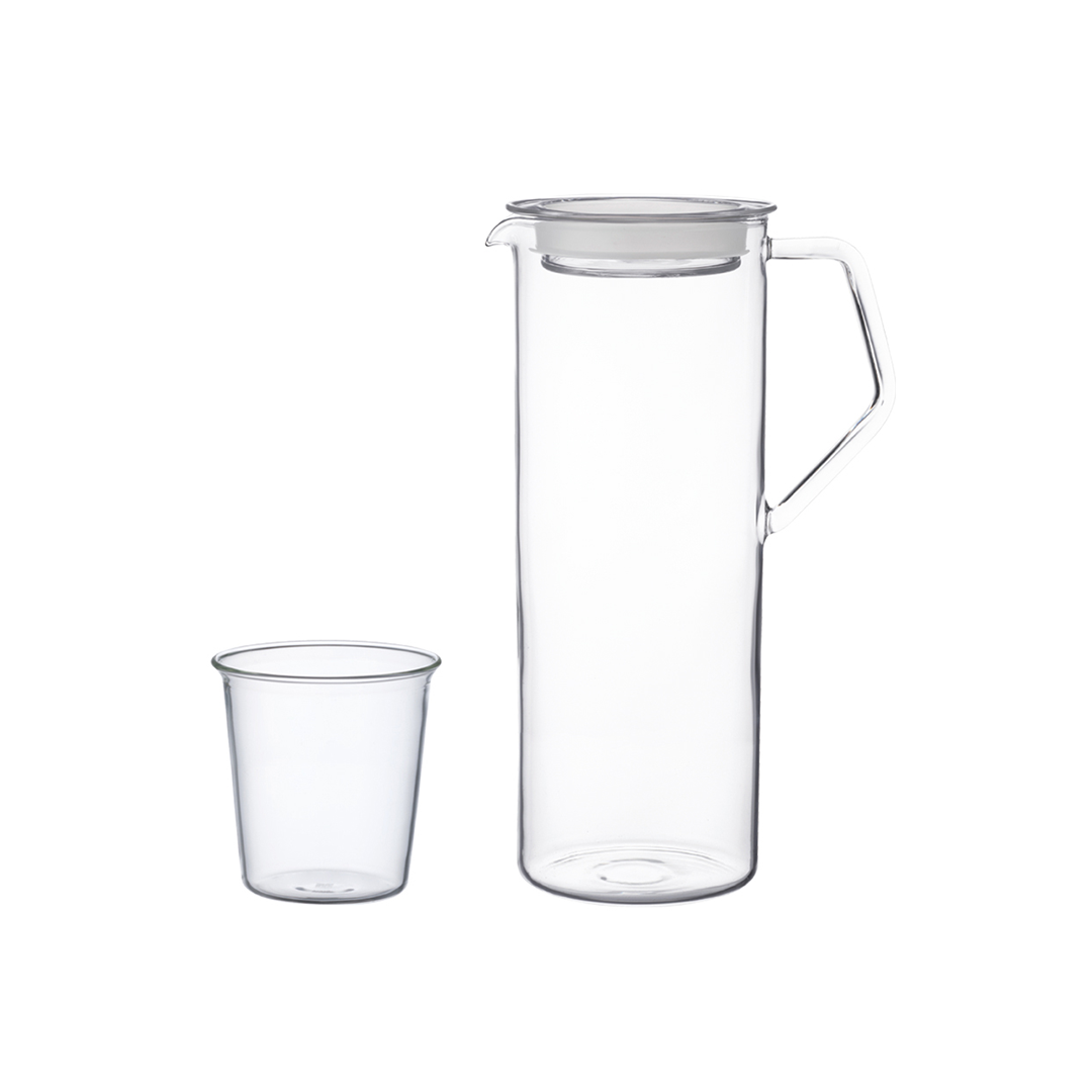 CAST water jug 1.2L + 4 water glasses – KINTO Europe
